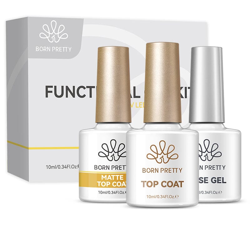 3pcs Base Top Coat Set 10ml – BORN PRETTY