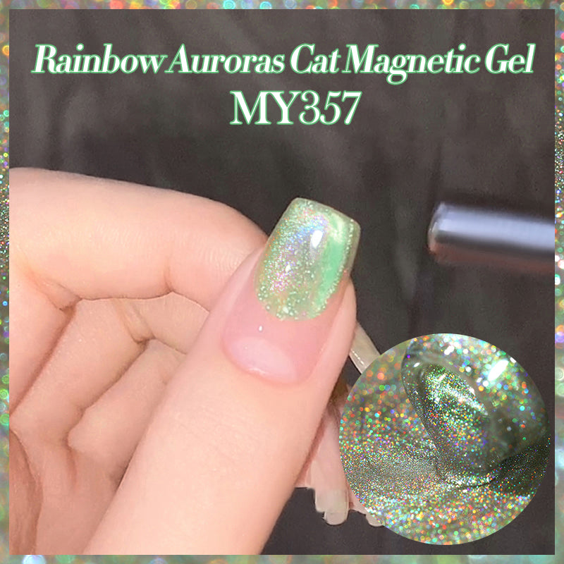 Auroras Cat Magnetic Gel MY357 Rainbow Candy 10ml HEMA/TPO FREE – BORN ...