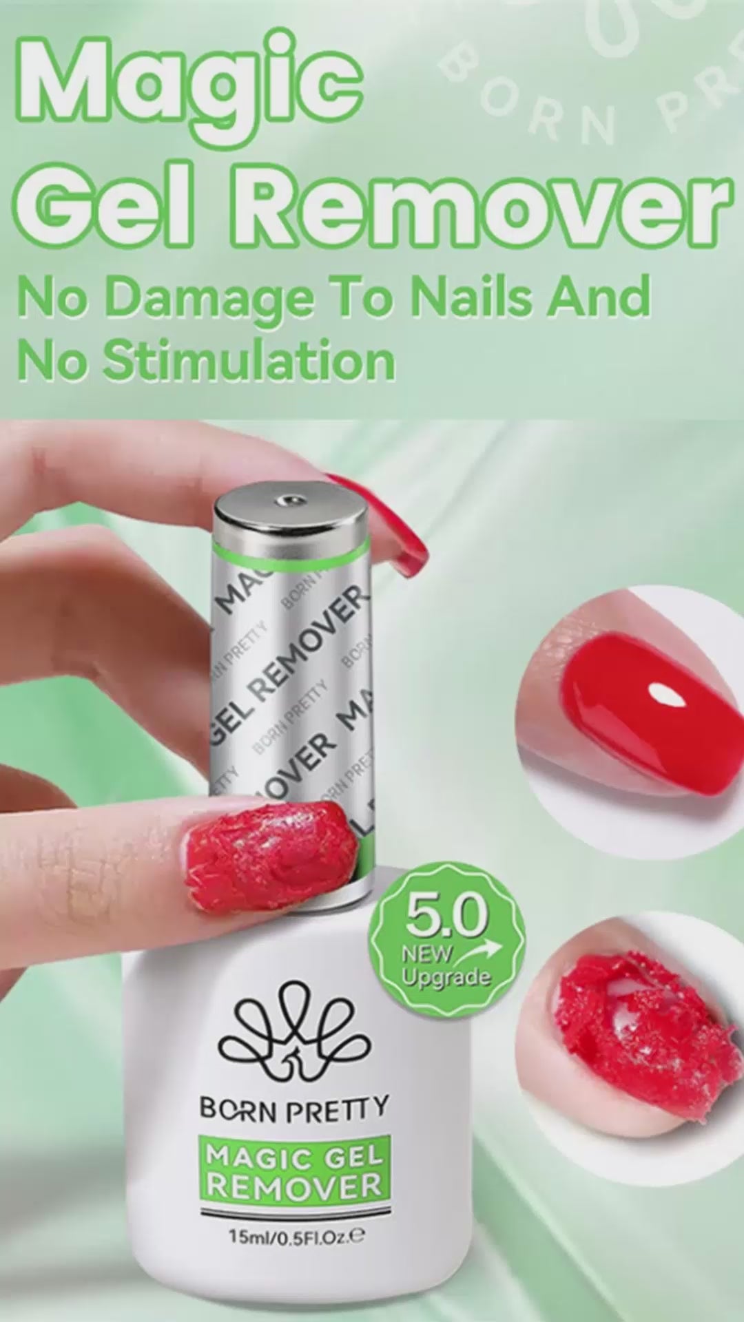 Magic Gel Remover New Upgrade Acetone-Free 15ml – BORN PRETTY