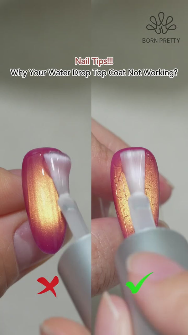 Water Drop Top Coat & Fuzz Gel R01 – BORN PRETTY